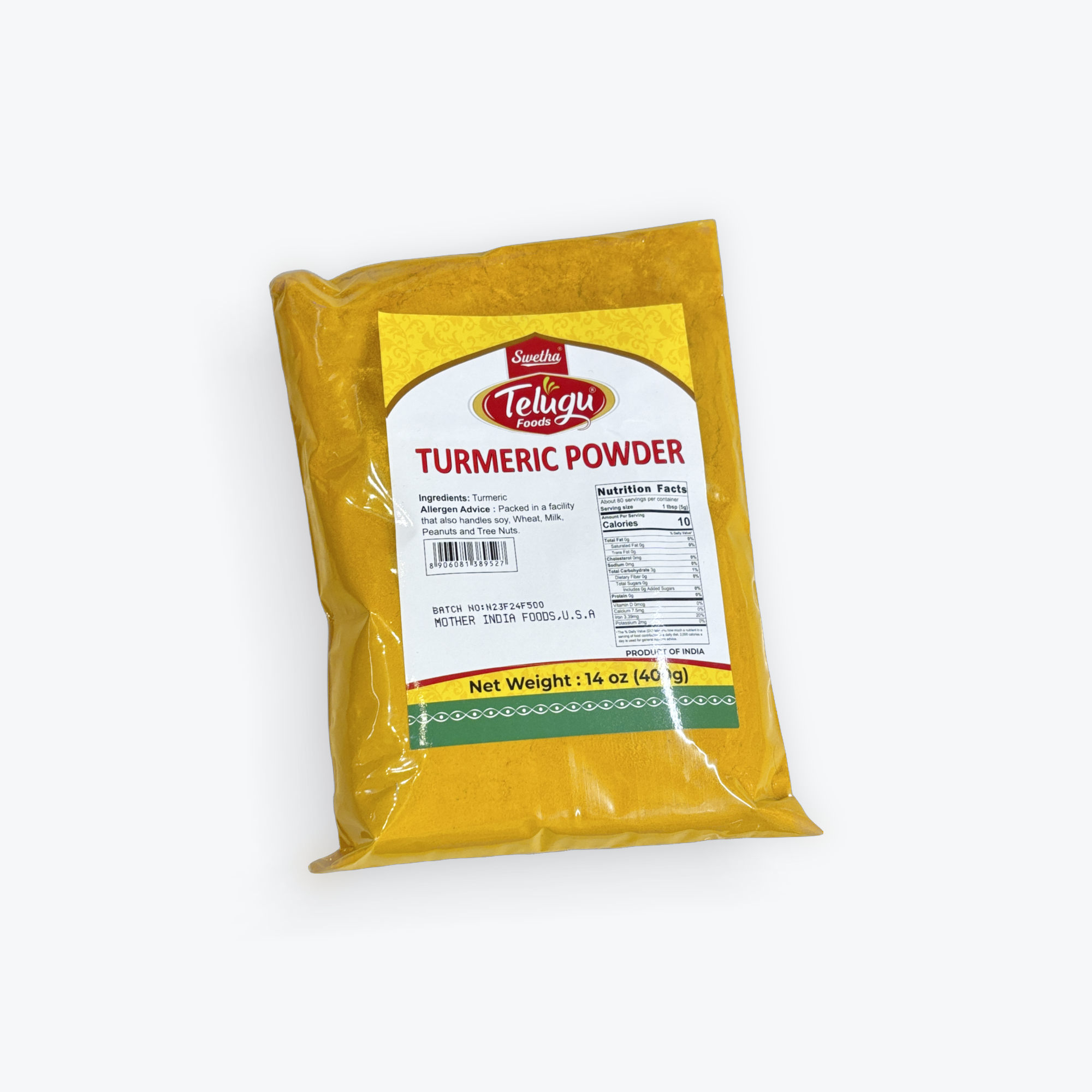 Telugu Foods Turmeric Powder 200 g | Spice SPC Indian Grocery and Kitchen